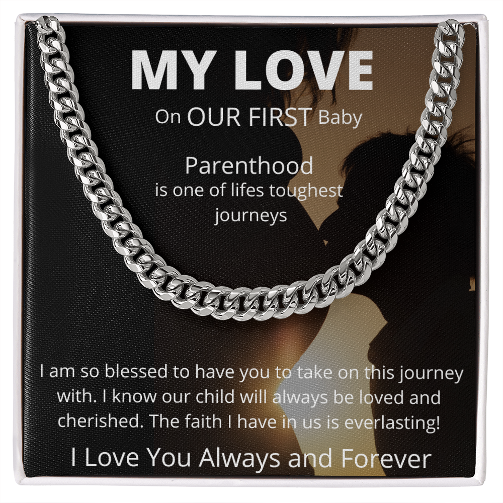 First Baby - Cuban Link Chain – Forever Us Memories